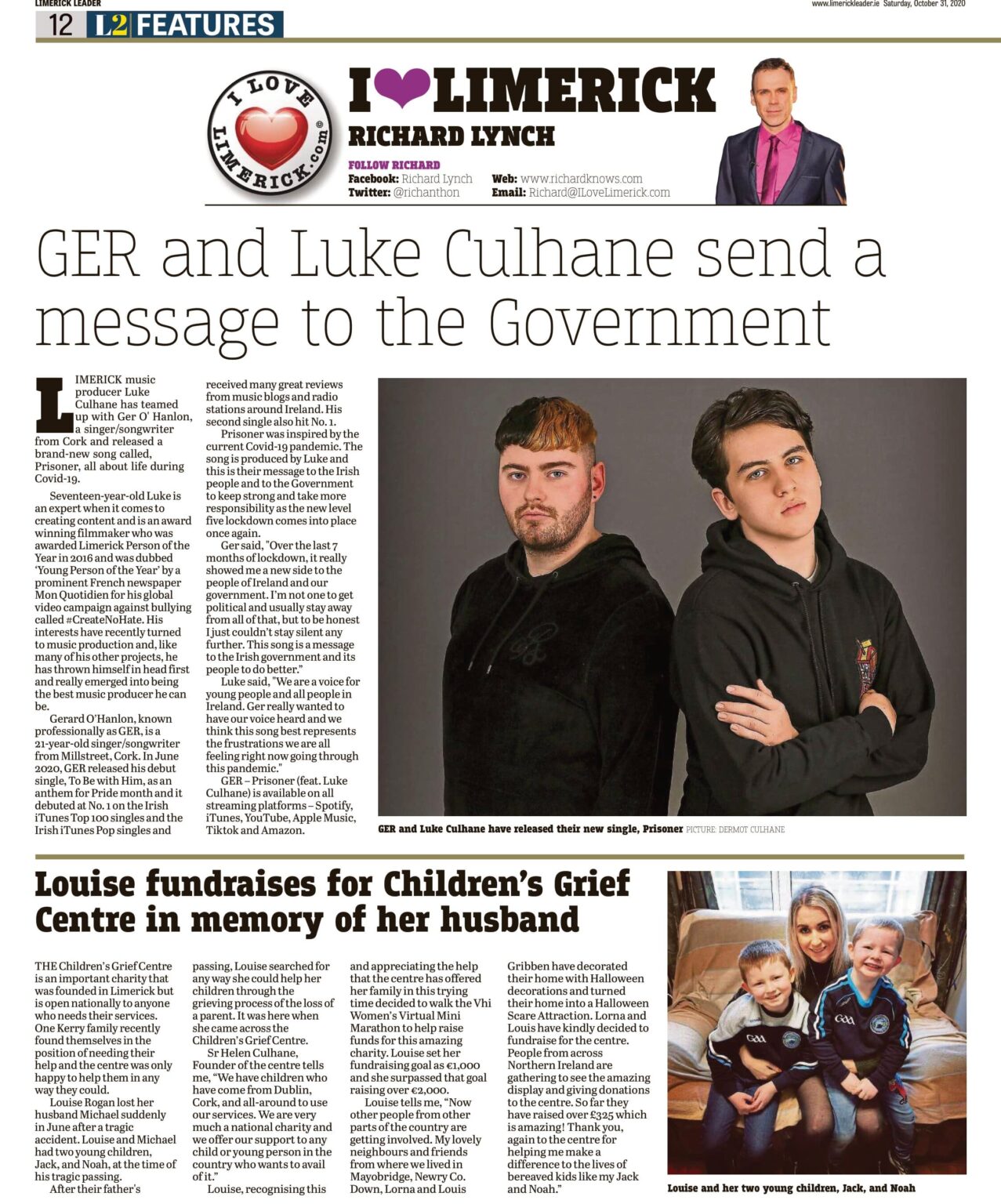 i love limerick limerick leader october 31 2020 page 1 - RichardKnows